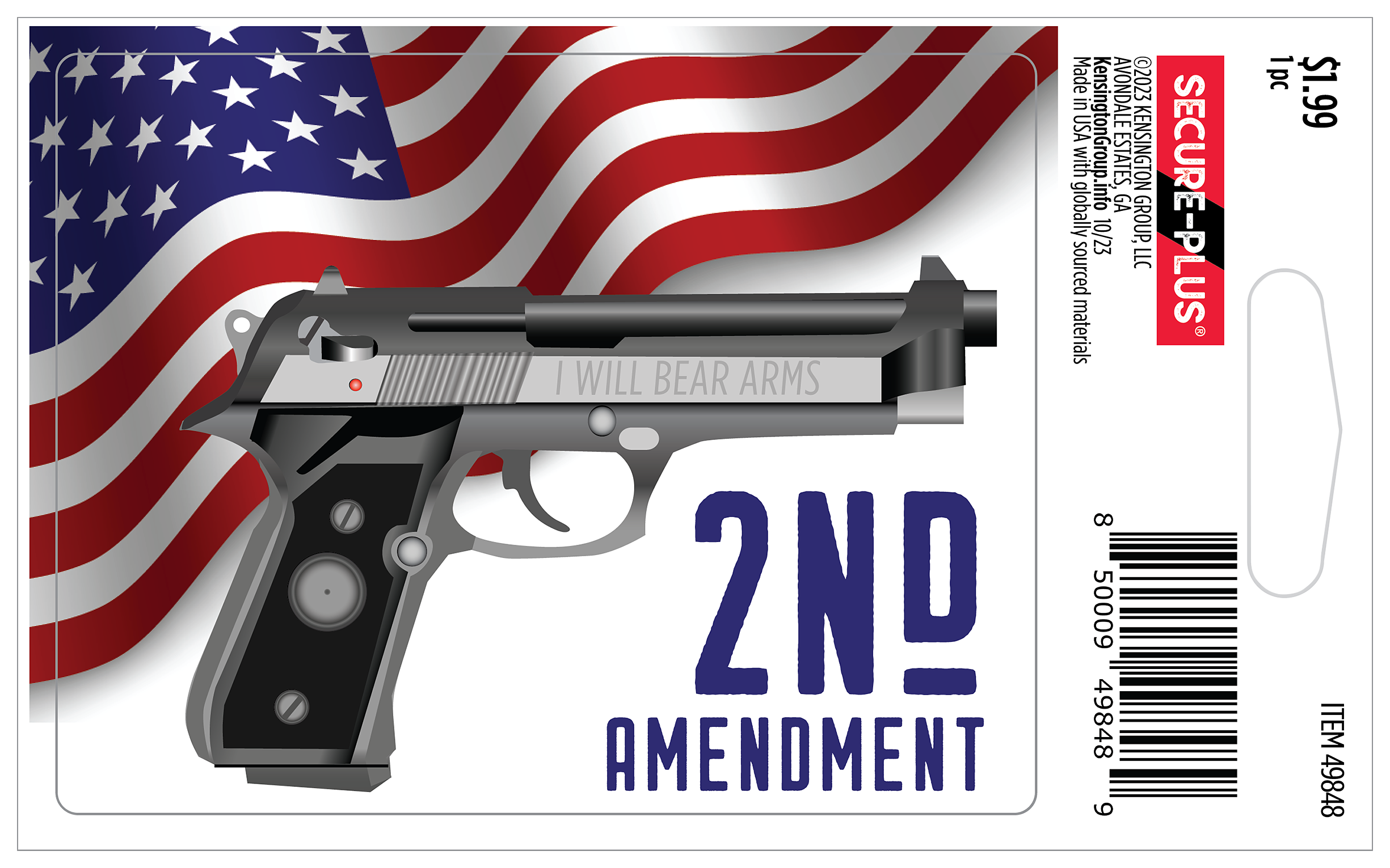 Secure-Plus 2nd Amendment Sticker | Bass Pro Shops